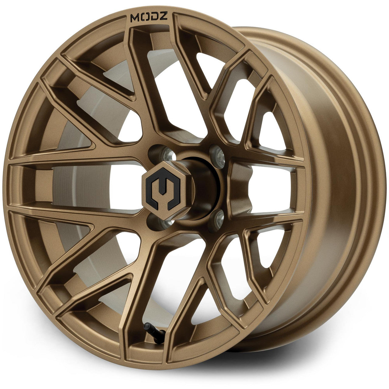 MODZ® Matrix Bronze 14" Golf Cart Wheel - Stylish Upgrade · Golf Carts ...