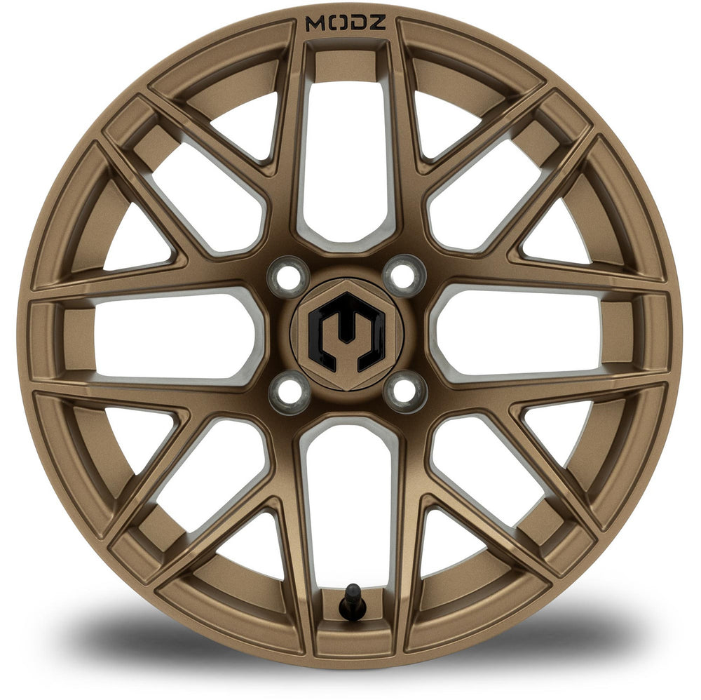 MODZ® Matrix Bronze 14" Golf Cart Wheel - Stylish Upgrade · Golf Carts ...