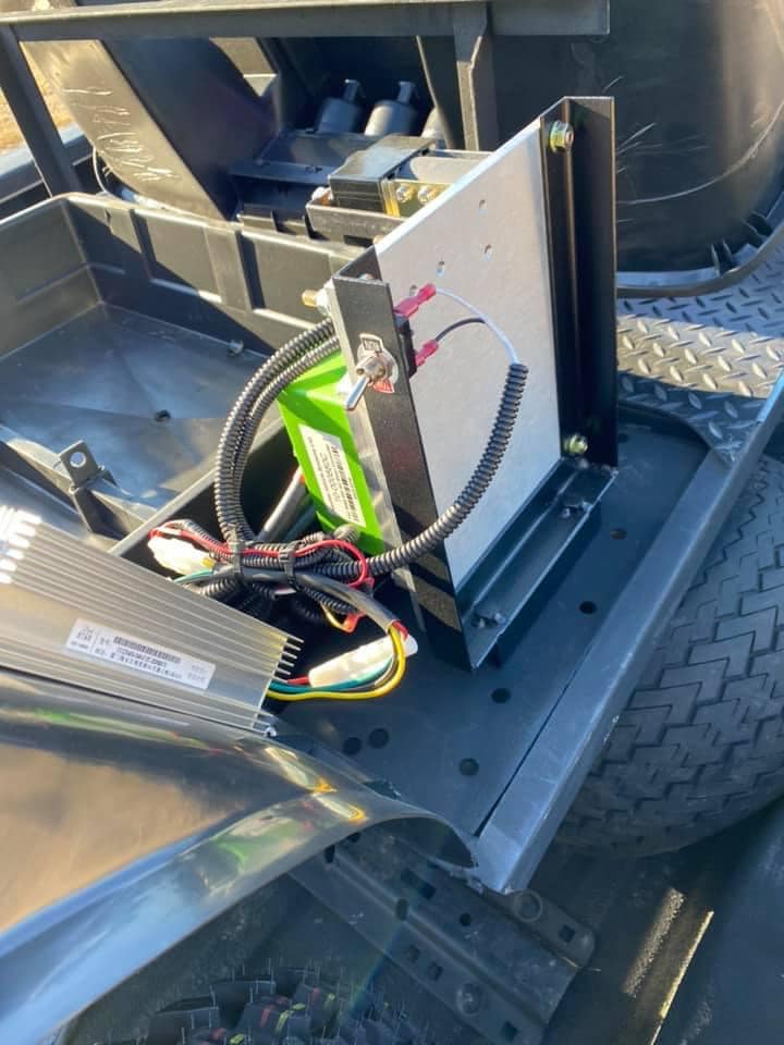 Navitas TXT style chassis with 600A 5KW AC kits · Golf Carts Modified