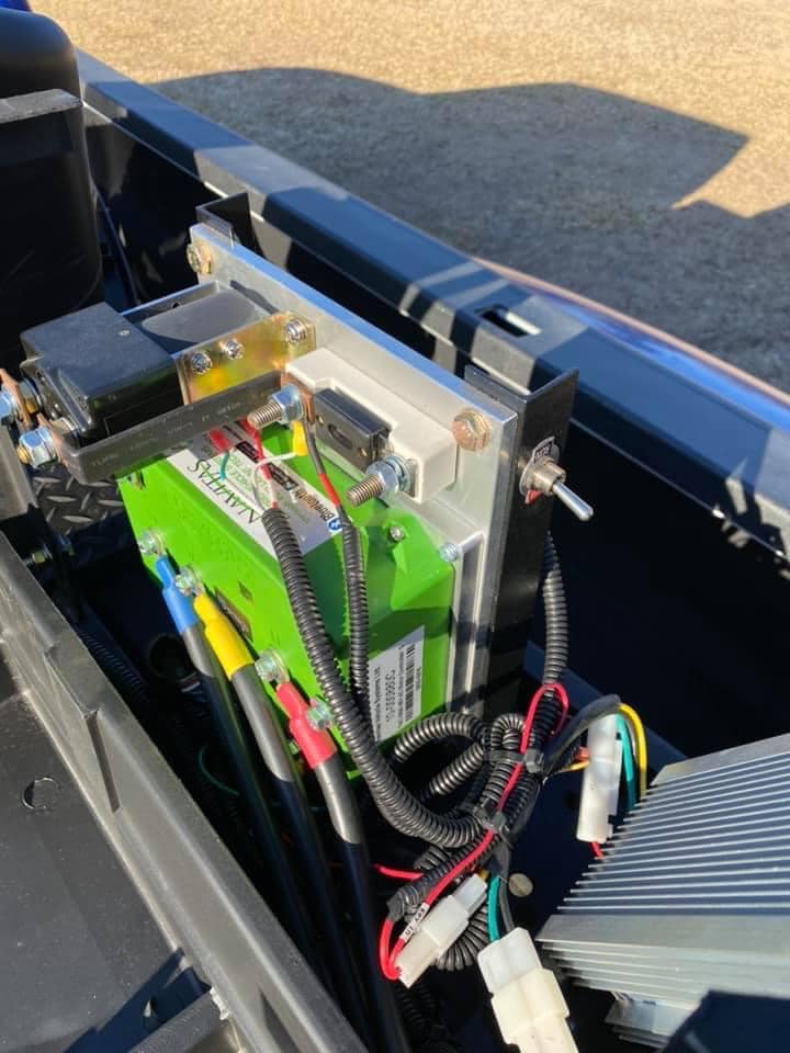 Navitas TXT style chassis with 600A 5KW AC kits · Golf Carts Modified